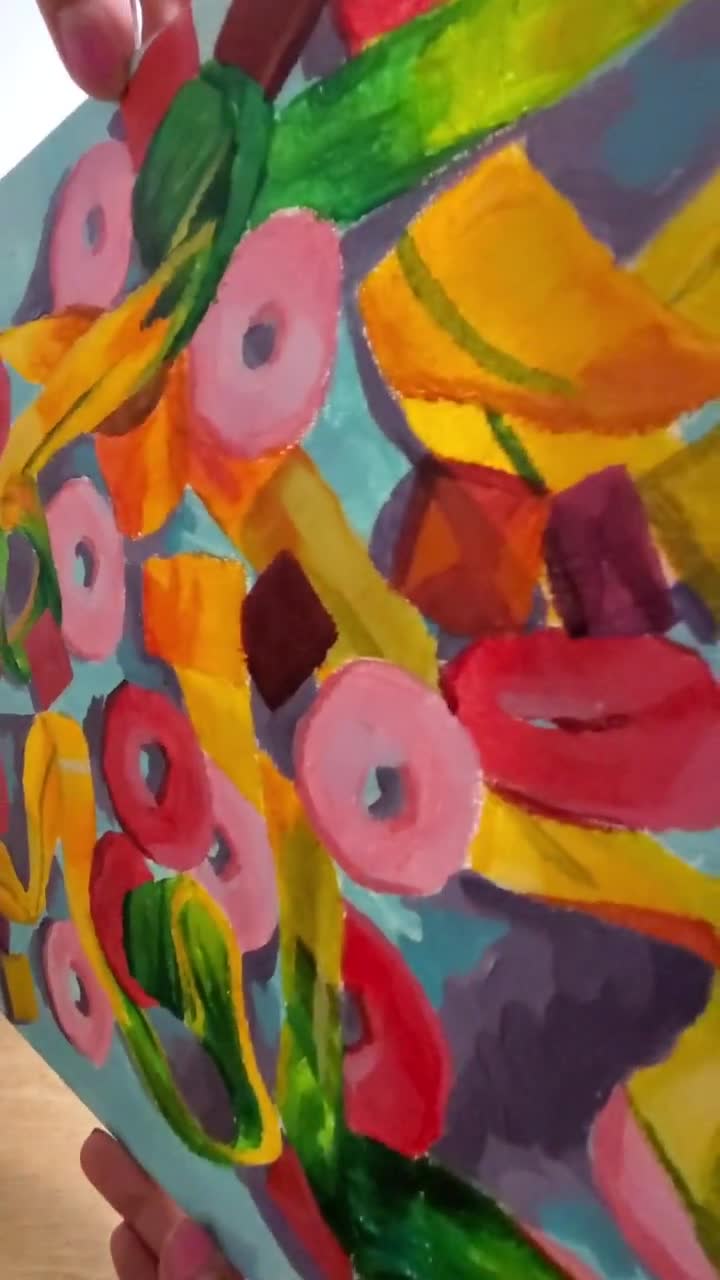 Cuadro De Pinturas De Caramelo De La Casa De Colores