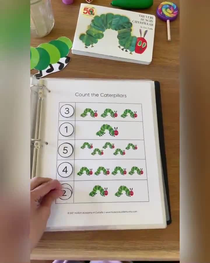 The Very Hungry Caterpillar Math Printables Hungry Caterpillar