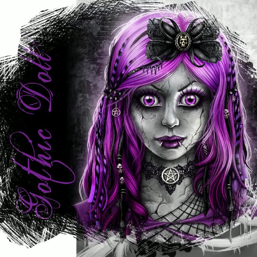 Drawings Gothic Art Dolls