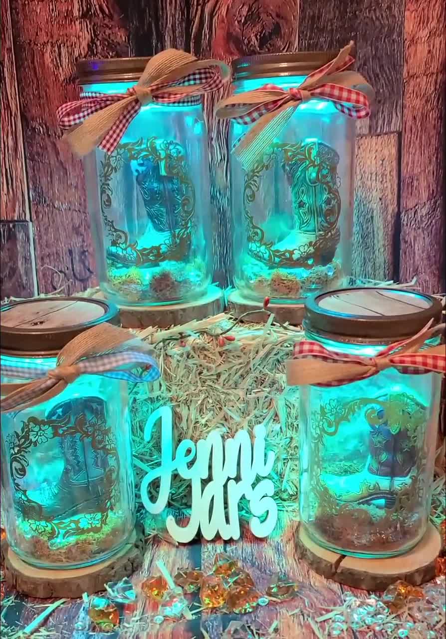 Western Mason Jars For Decoration