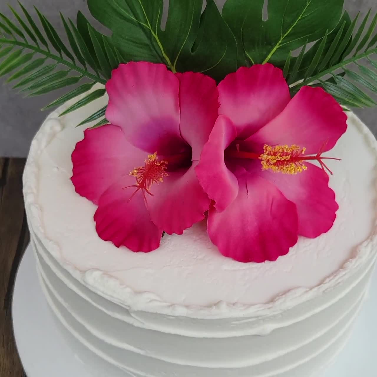Hawaiian Flower Cake