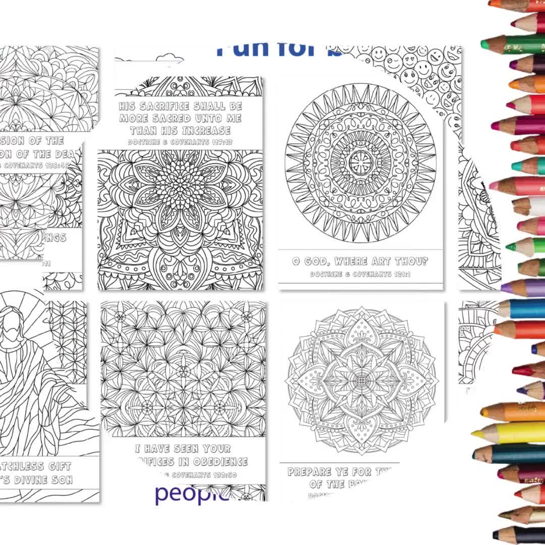 come follow me coloring pages 2025