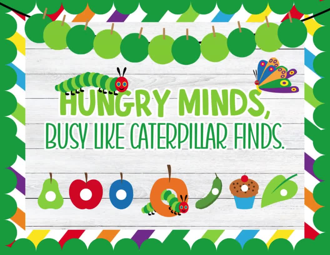 The Very Hungry Caterpillar Bulletin Board Bulletin Board Kit: The