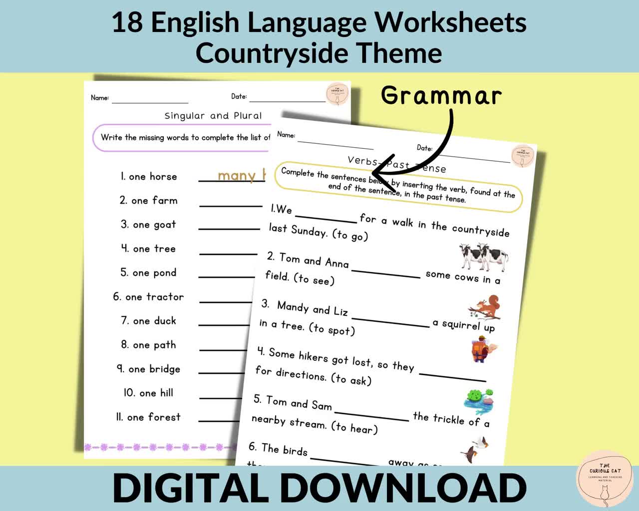 Free English Worksheets For Grade 4