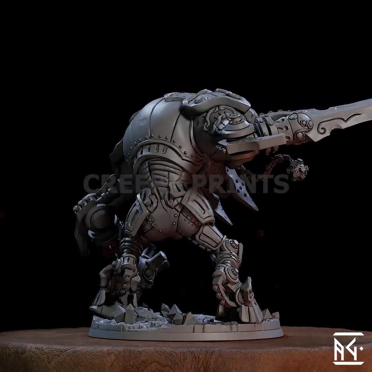 Warforged Juggernaut Miniature