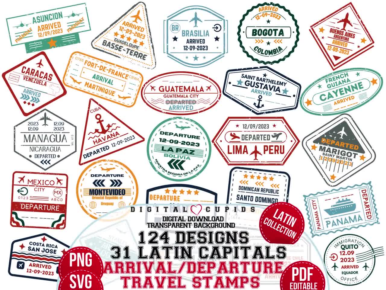 Passport Stamps Travel