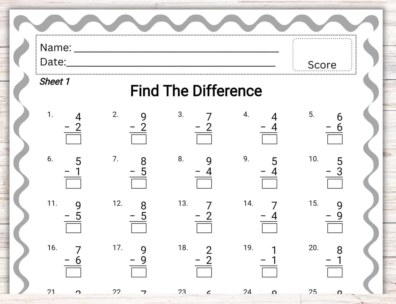 Worksheet Find The Subtrahends Subtraction Of Numbers Within 100 2nd