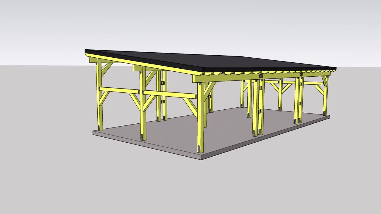 Triple Carport Plans Three Car Carports Buy 3 Car Metal Carports