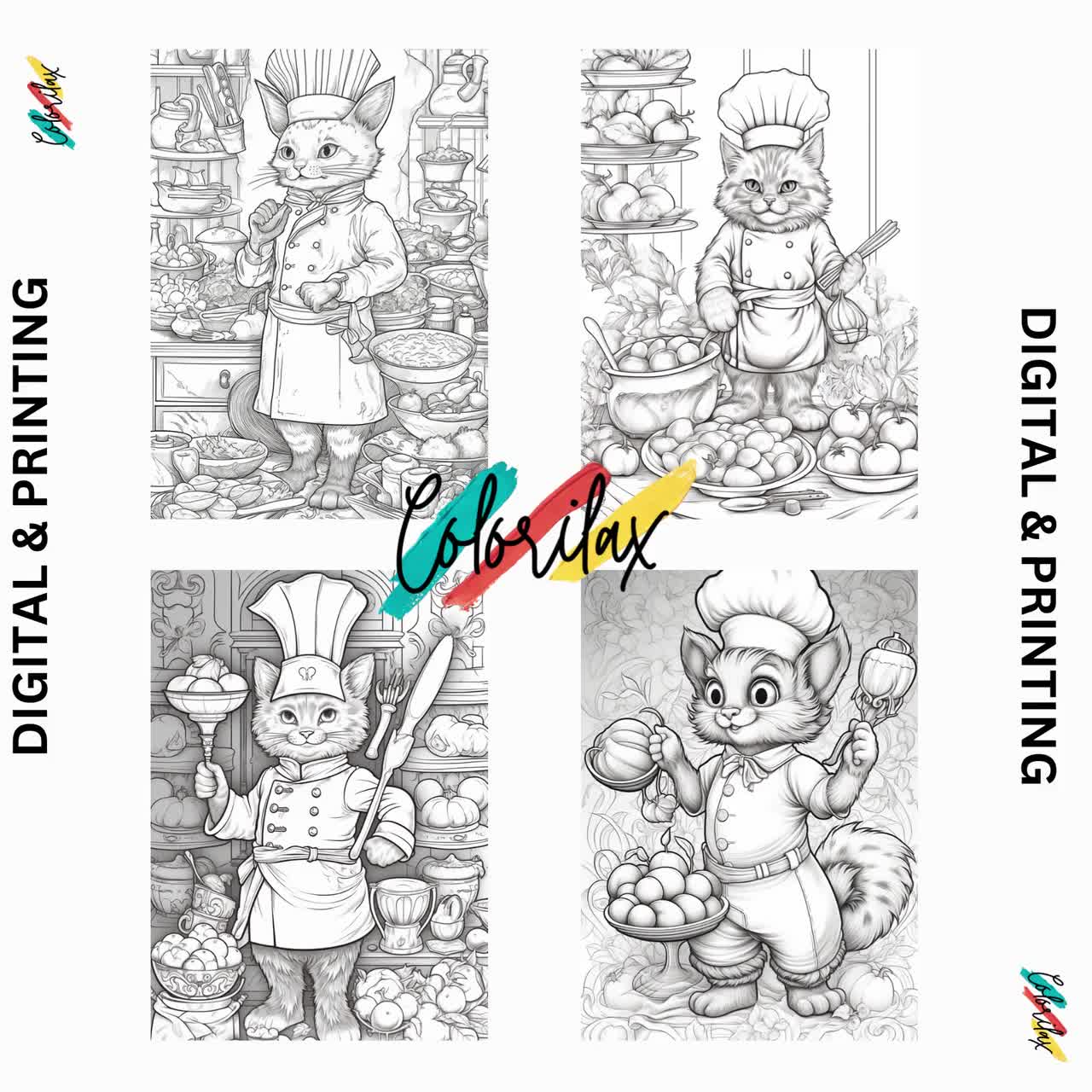 master chef coloring book