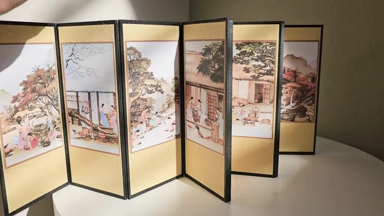 Traditional Korean Folding Screen Korean Traditional Folding Screen