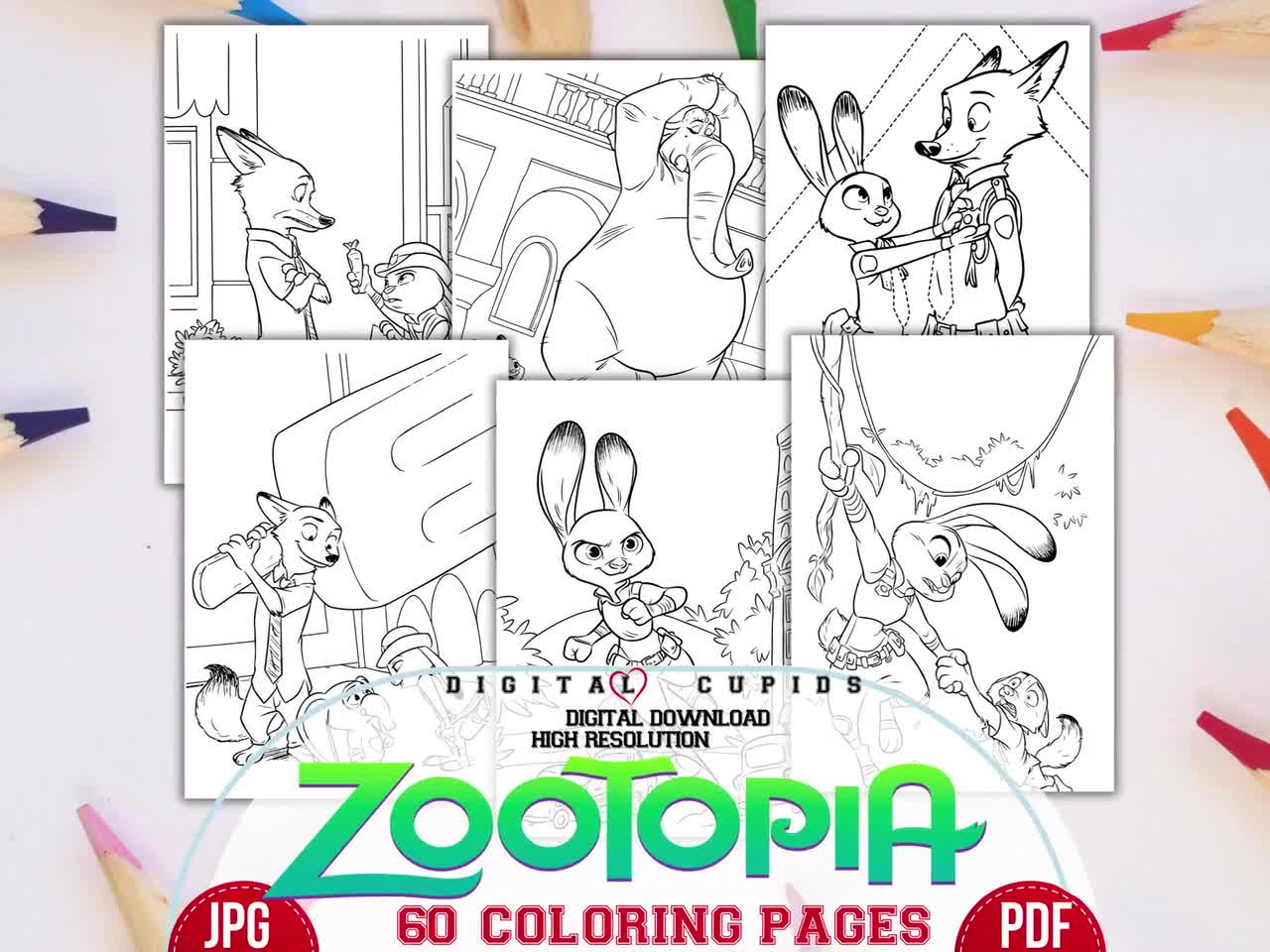 Coloring Pages For Kids Zootopia Zootopia For Children Zootopia