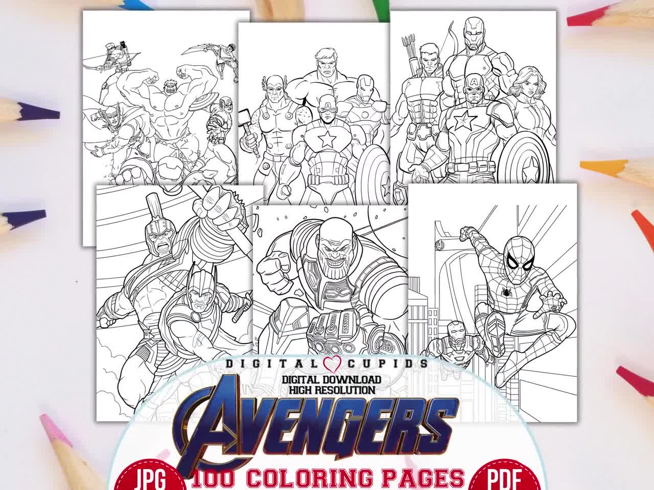 Avengers Hulkbuster Coloring Pages