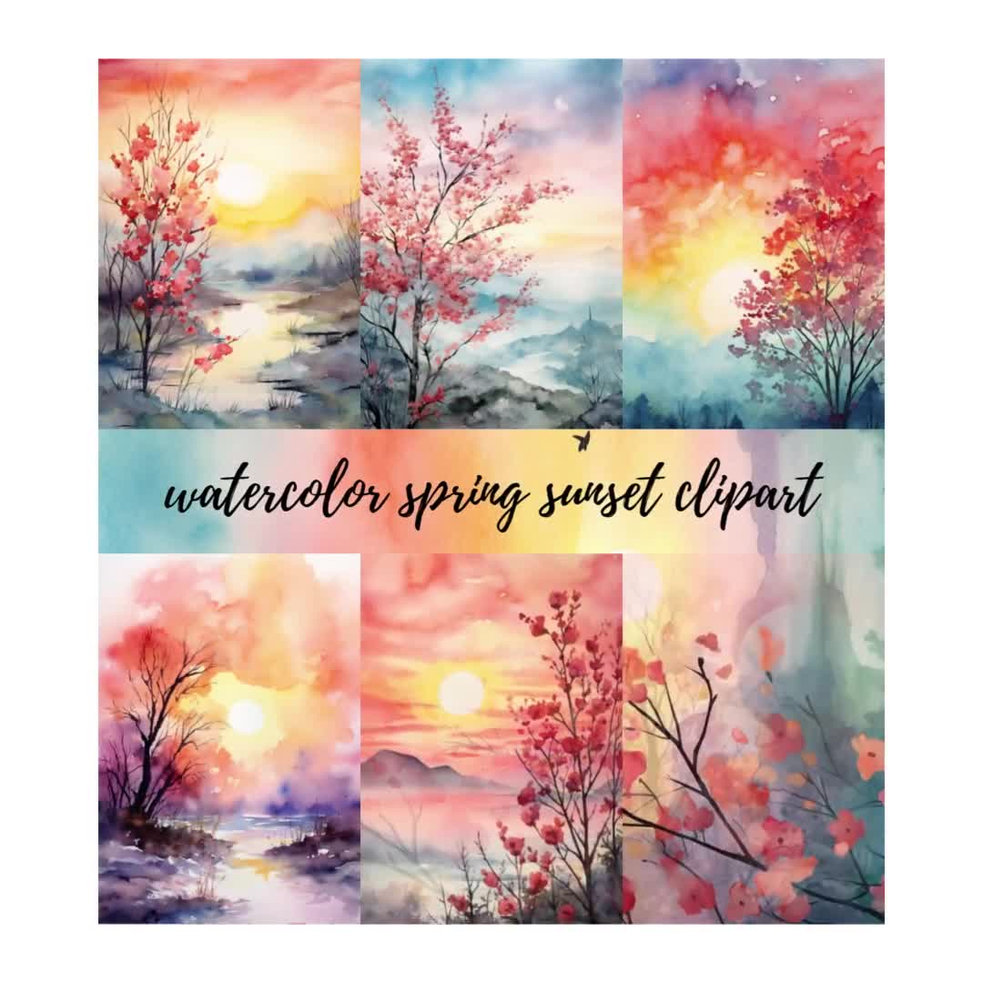 Spring Sunrise Clipart