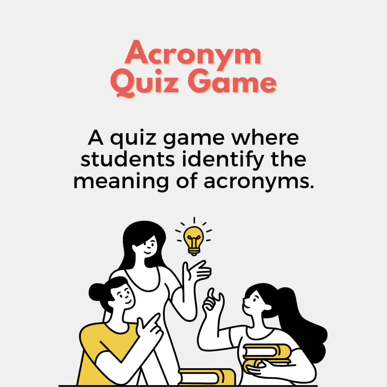 Acronym Poster Maker