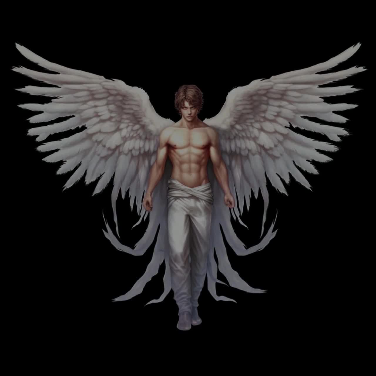 Male Guardian Angel Clipart