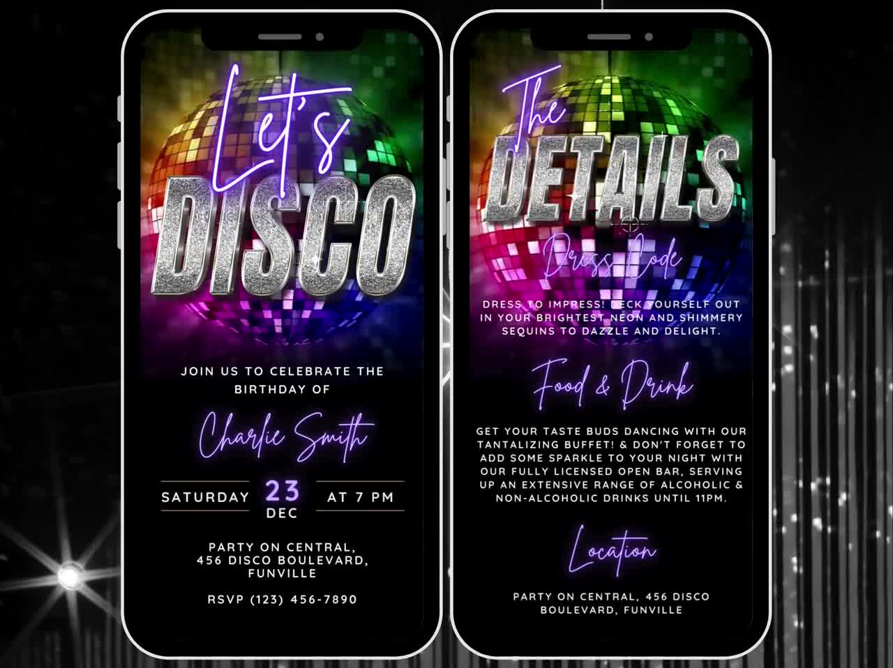 Diva Party Invitation Templates