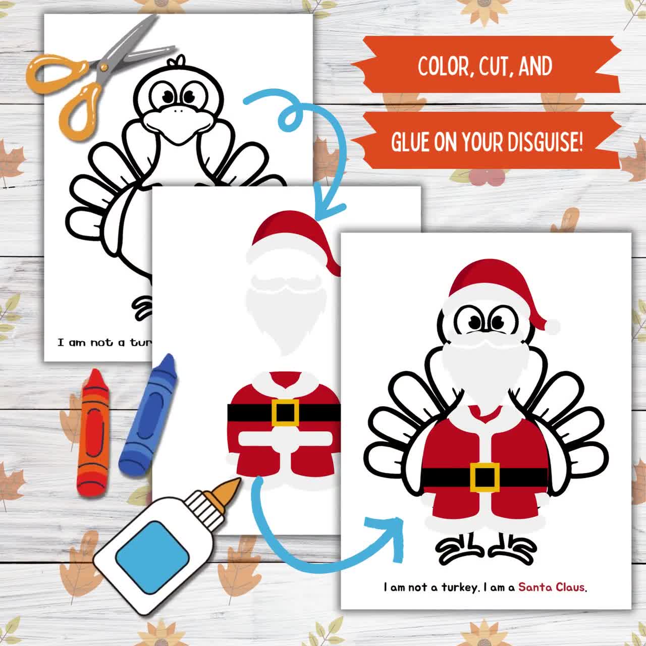 Plantilla Para Disfrazar Un Pavo Para Imprimir 15 Disguise The Turkey