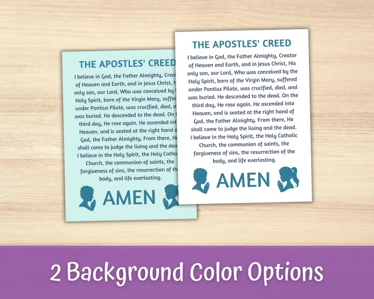 Apostles Creed Background