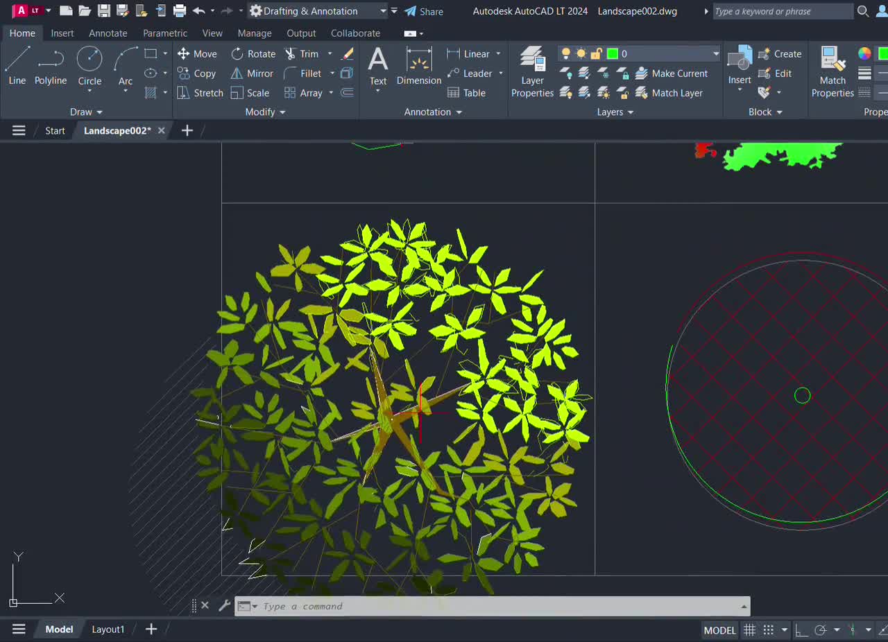 Autocad Lt Blocks Plants