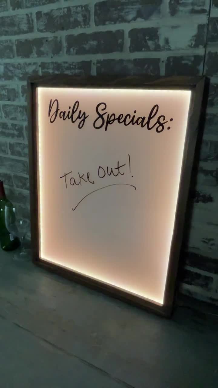 Daily Specials Sign Frame