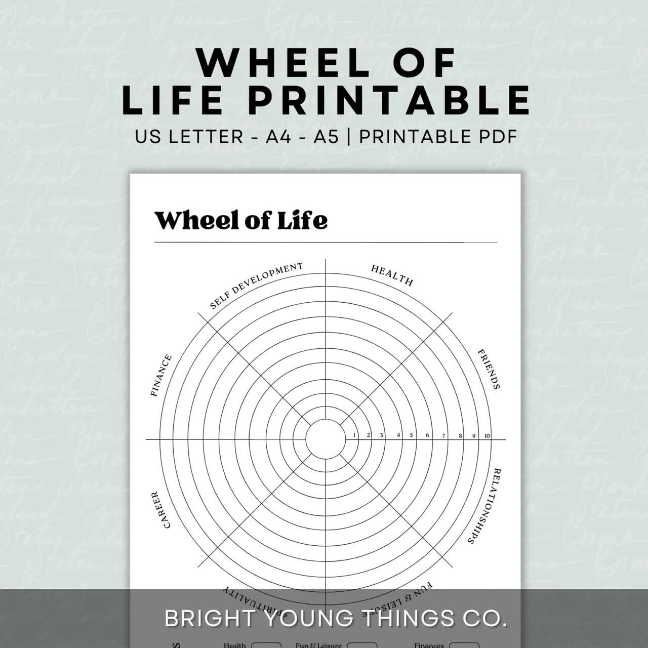 Wheel Of Life Worksheet The Wheel Of Life – Your First Step To