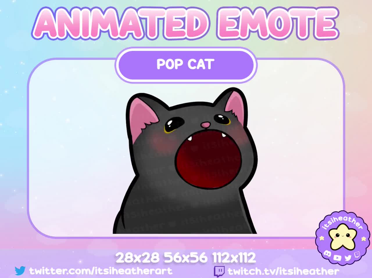 Popcat Emote Gif Poppopcat Discord Emoji Nov 24
