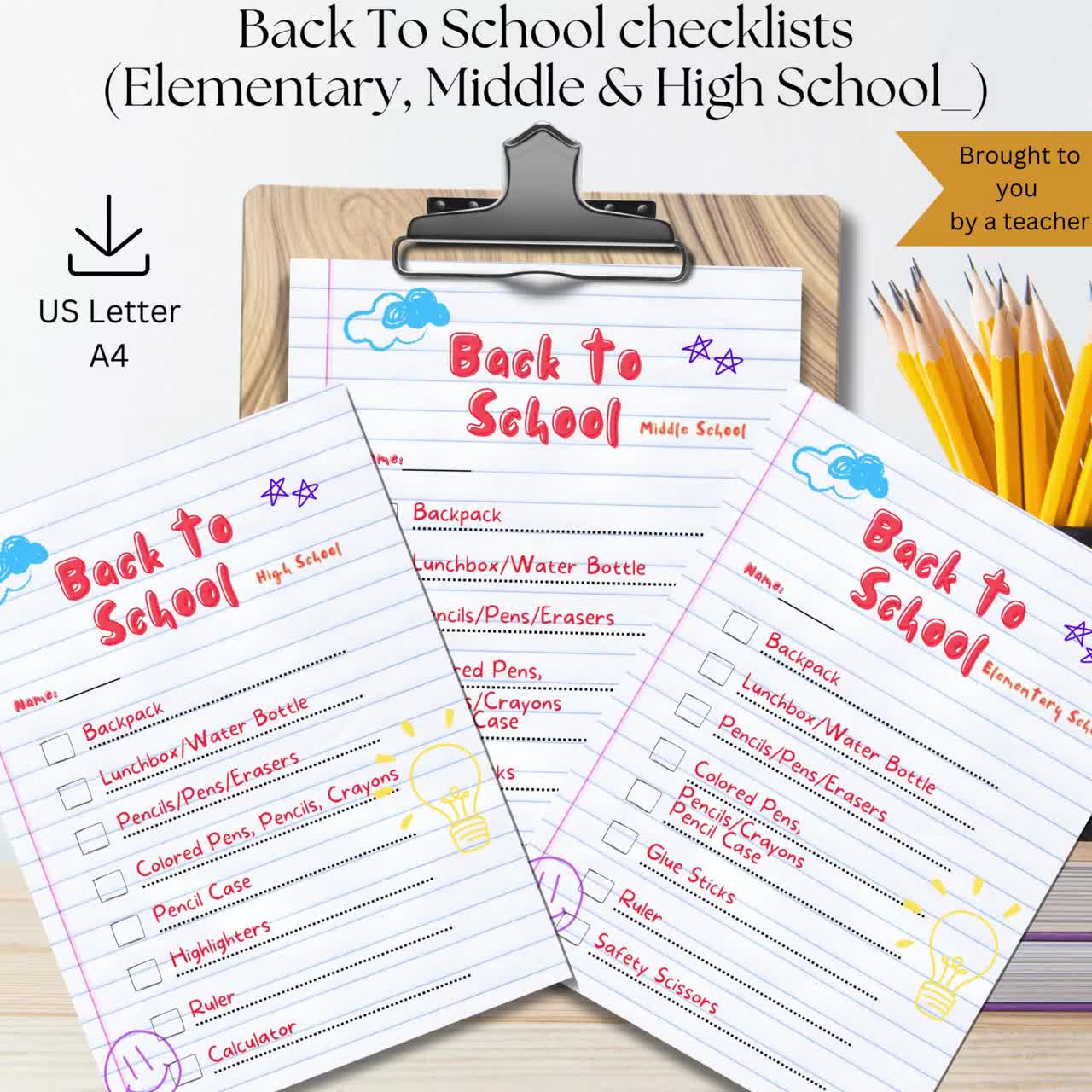 Pencil Case List