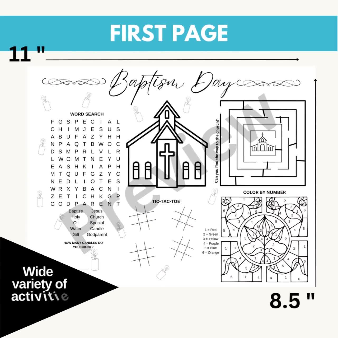 Baptism Word Search Puzzle Baptism Word Puzzles For Catholic Kids