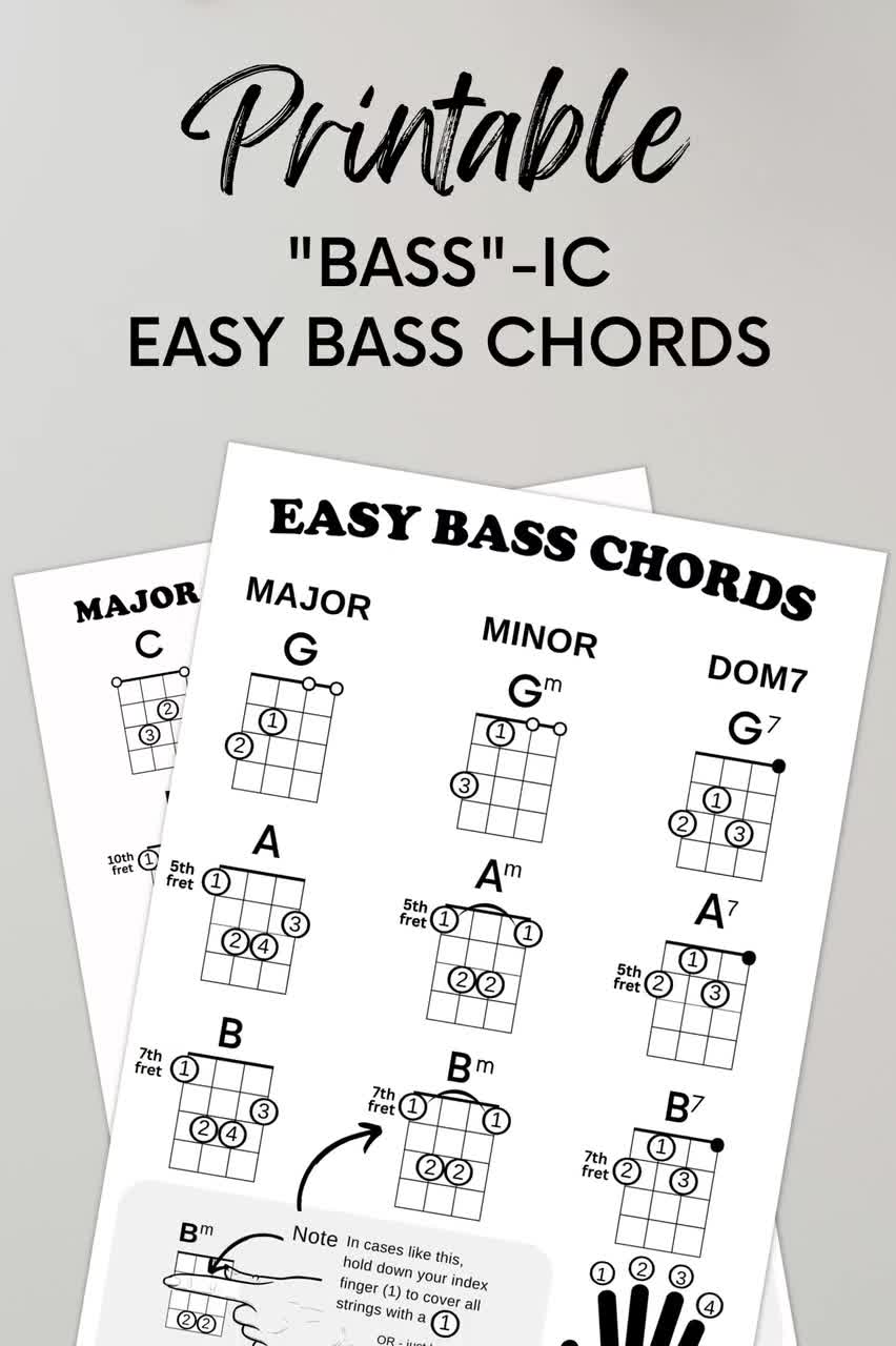 Bass Guitar Chord Patterns