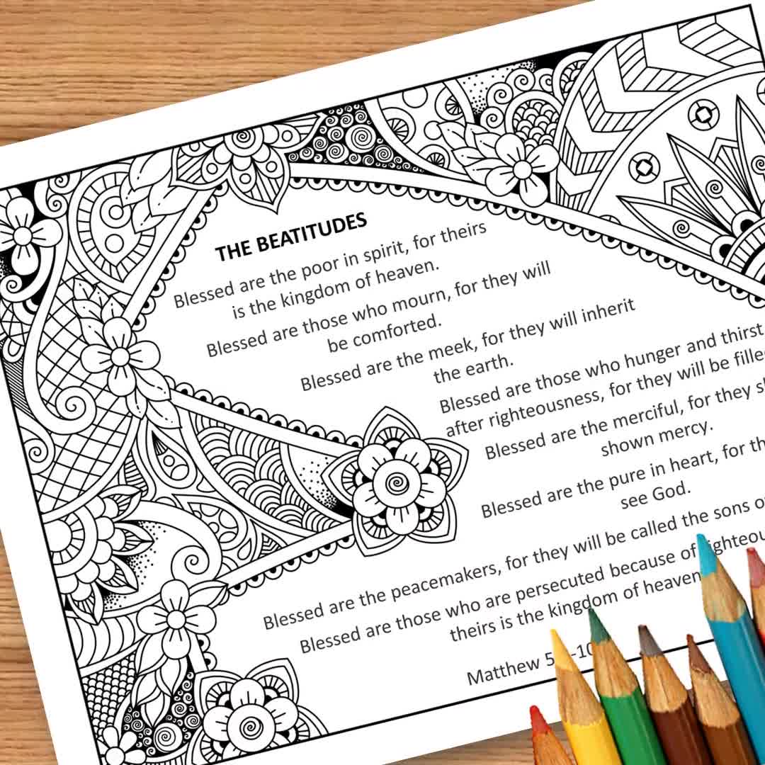 Blessed Are The Merciful Drawing