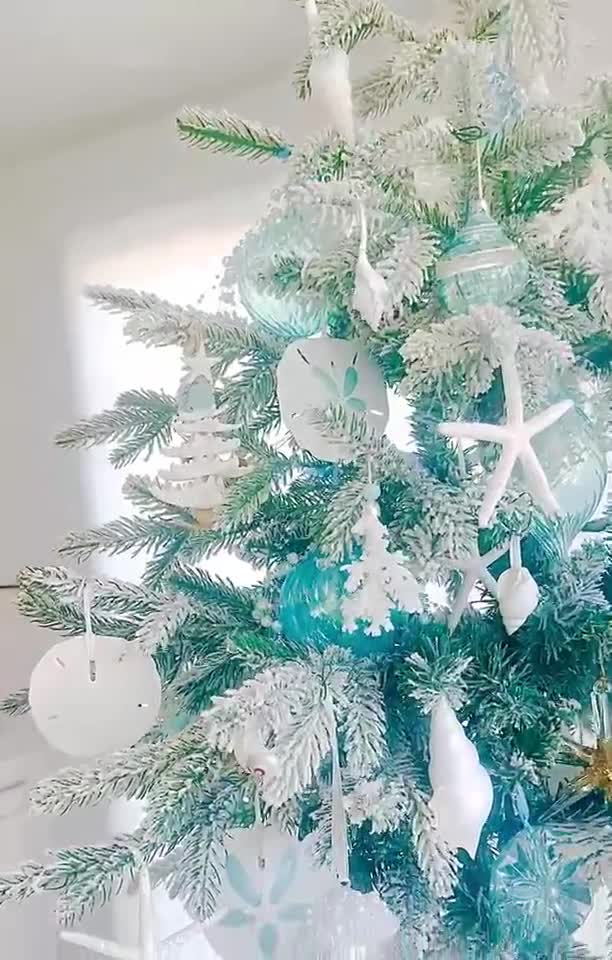Aqua Christmas Tree