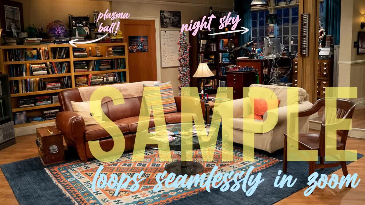 The Big Bang Theory Living Room Virtual Backgrounds, 41% OFF