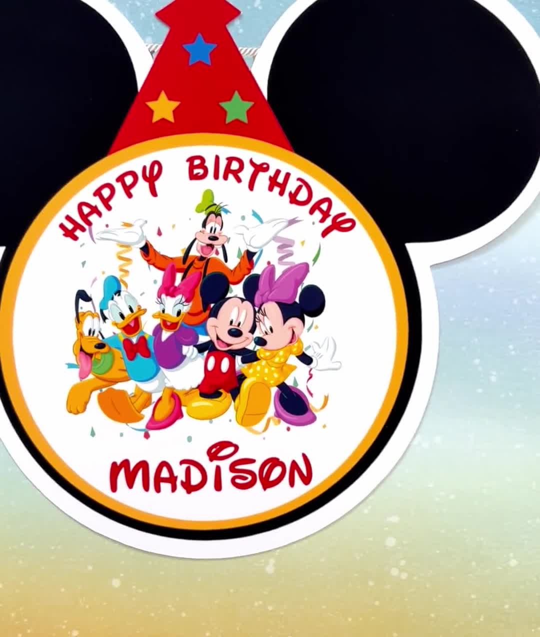 Happy Birthday Disney Cartoons