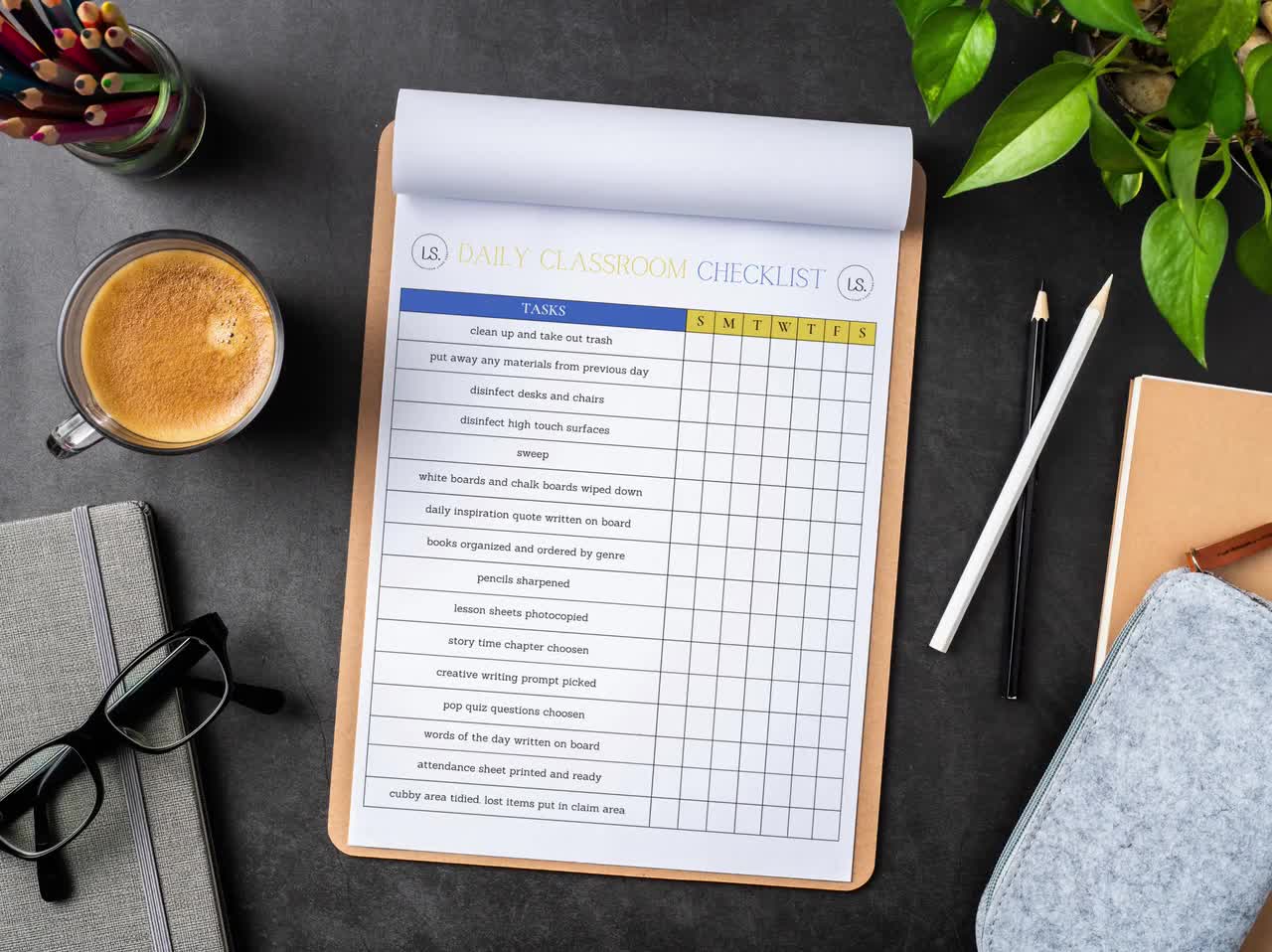 Blank Checklist Template For Teachers
