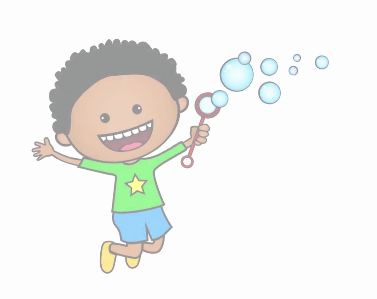 Cartoon Blowing Bubbles Clip Art Cute Blowing Bubbles Icon Cartoon