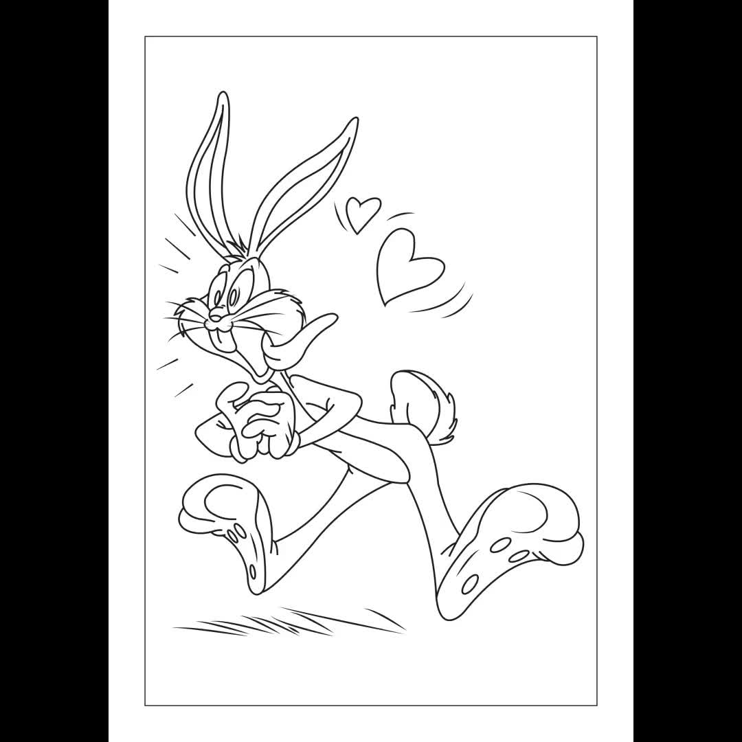 bugs bunny coloring picture