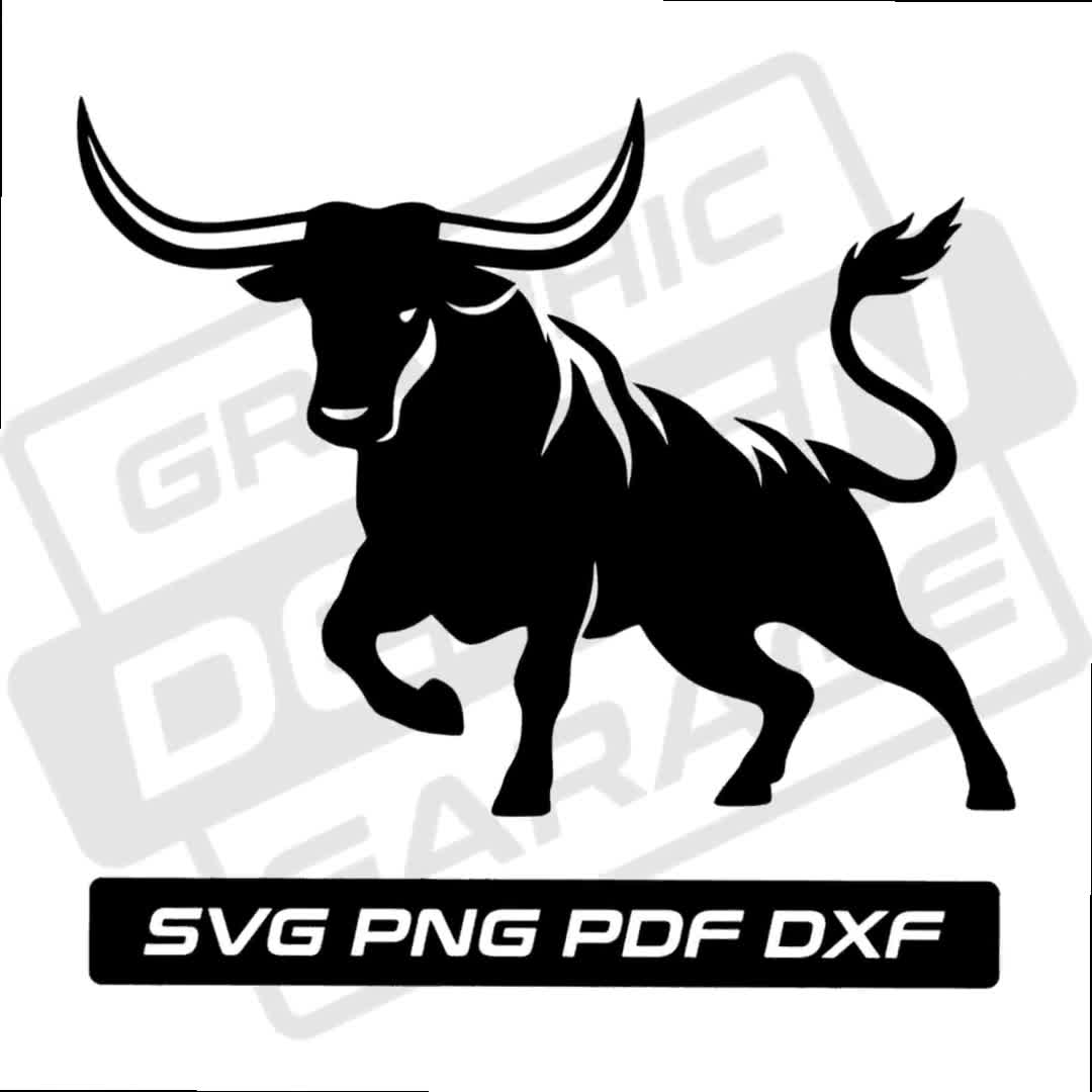 Charging Bull Logo Charging Bull Vector SVG Icon SVG Repo