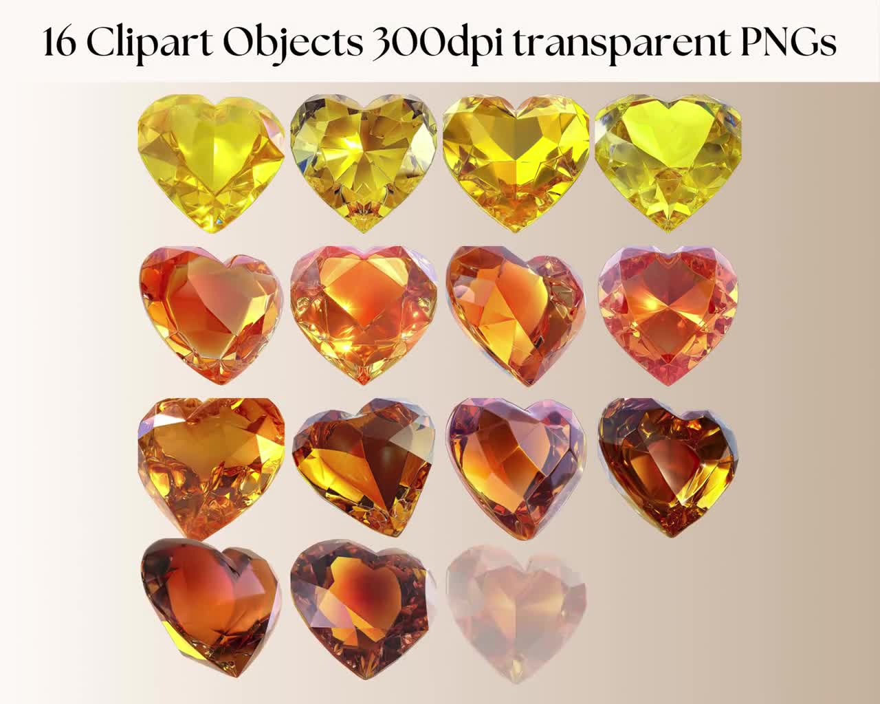 Clipart Orange Diamond Orange Diamond And Rupee Sticker Bundle, Set Of