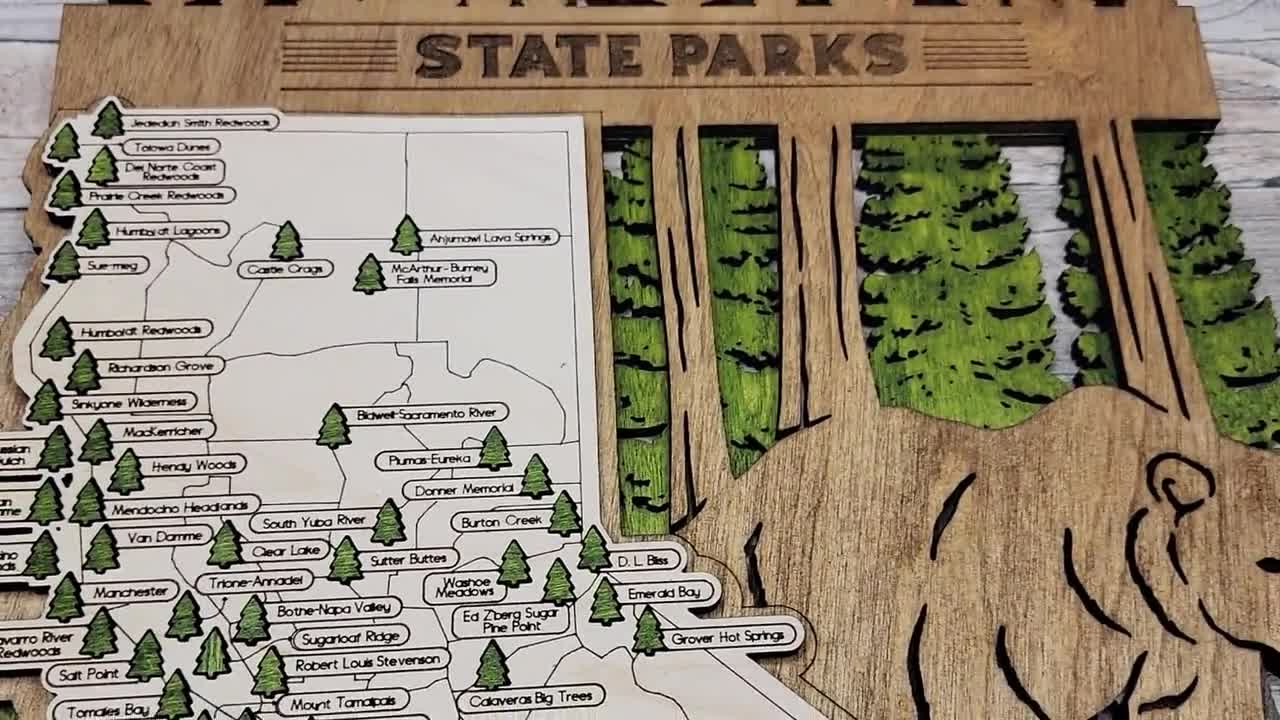 Southern California State Parks Camping Map