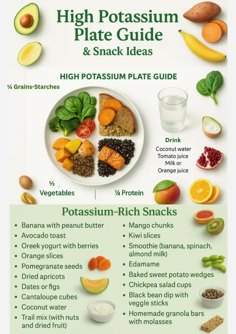 Potassium Rich Foods Chart Potassium Rich Foods Food Charts