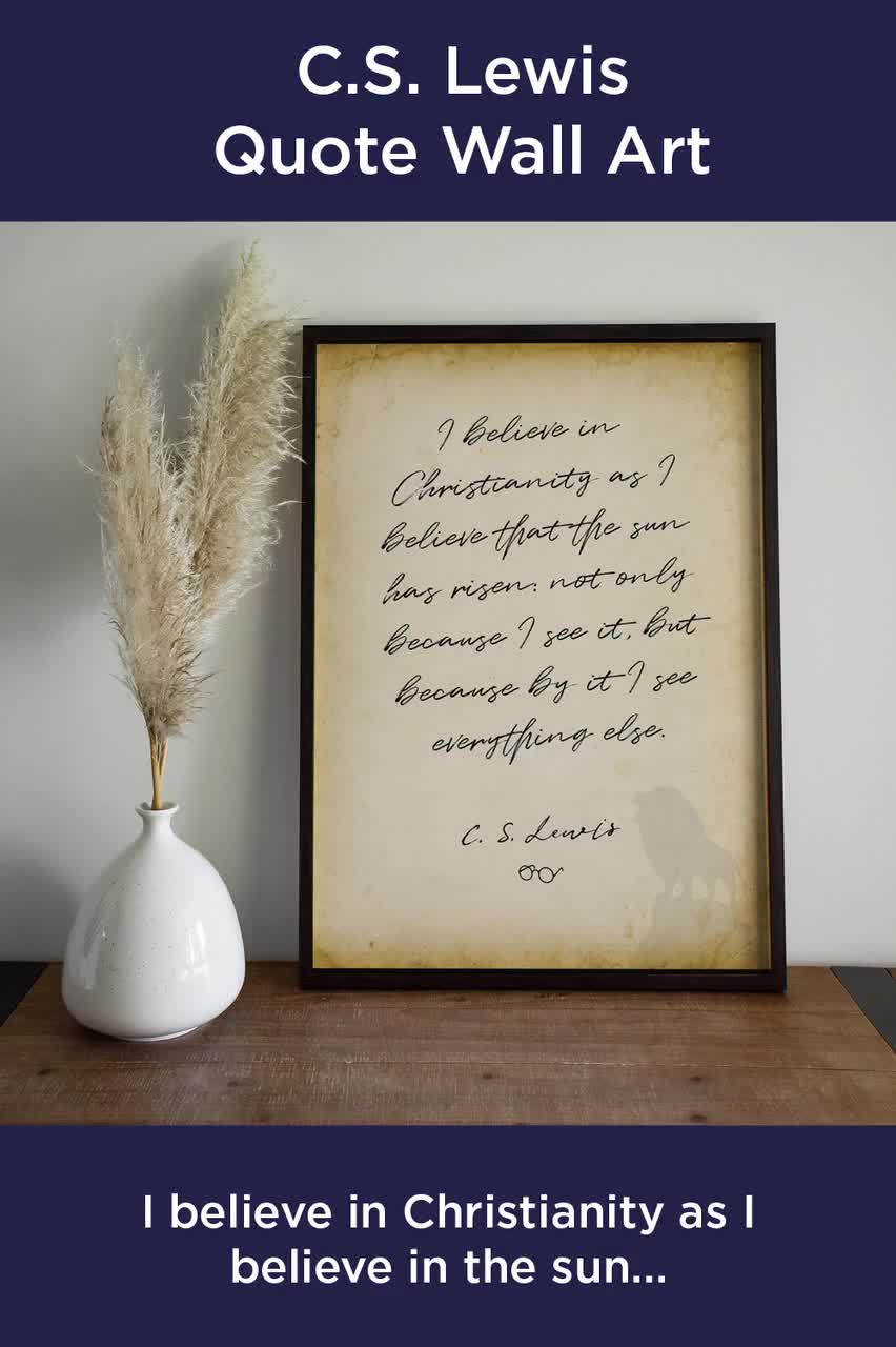 Christianity Quotes Cs Lewis If Christianity Was Something We Were