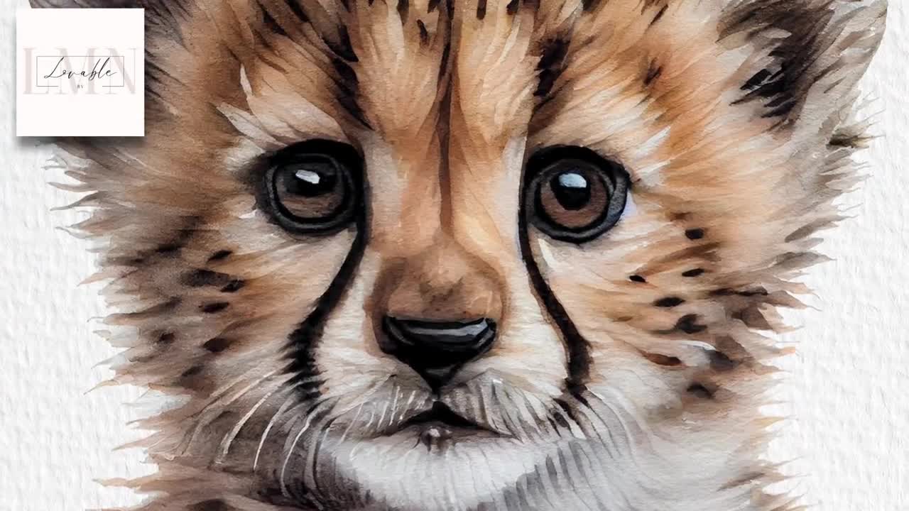Baby Cheetah Face