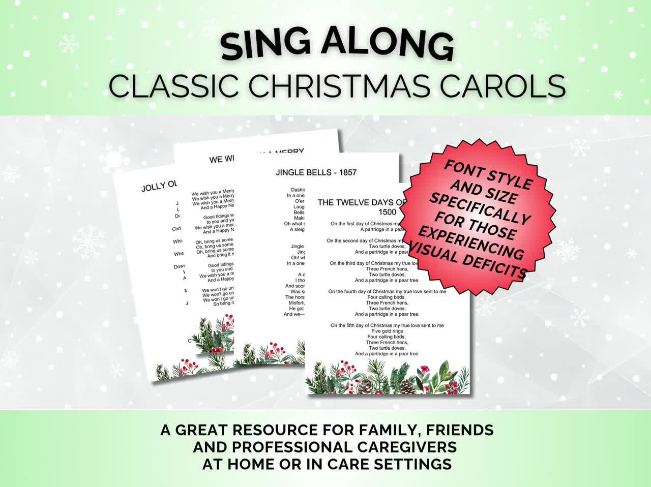 Carols To Sing At Christmas