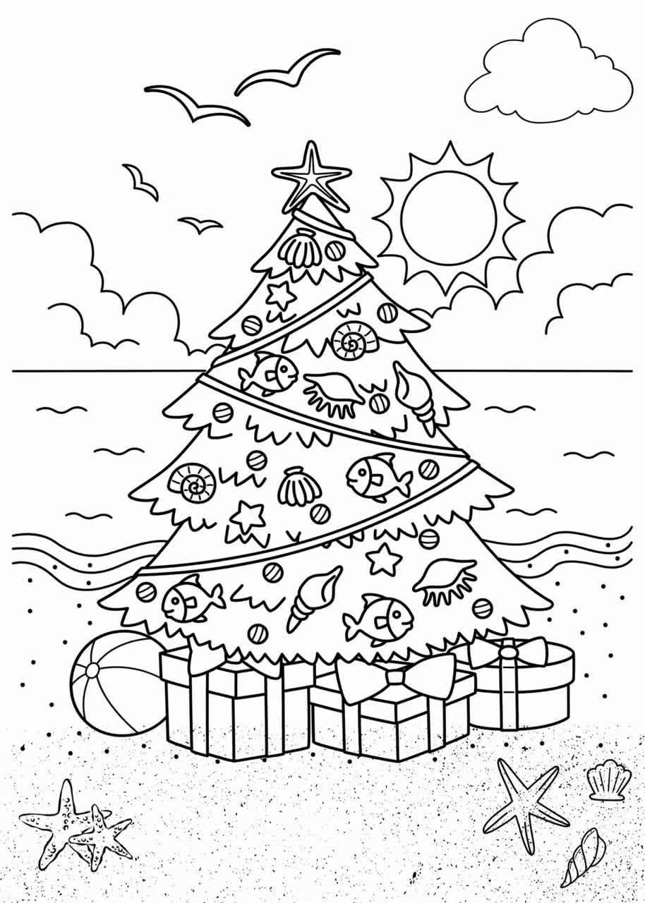christmas in july coloring book