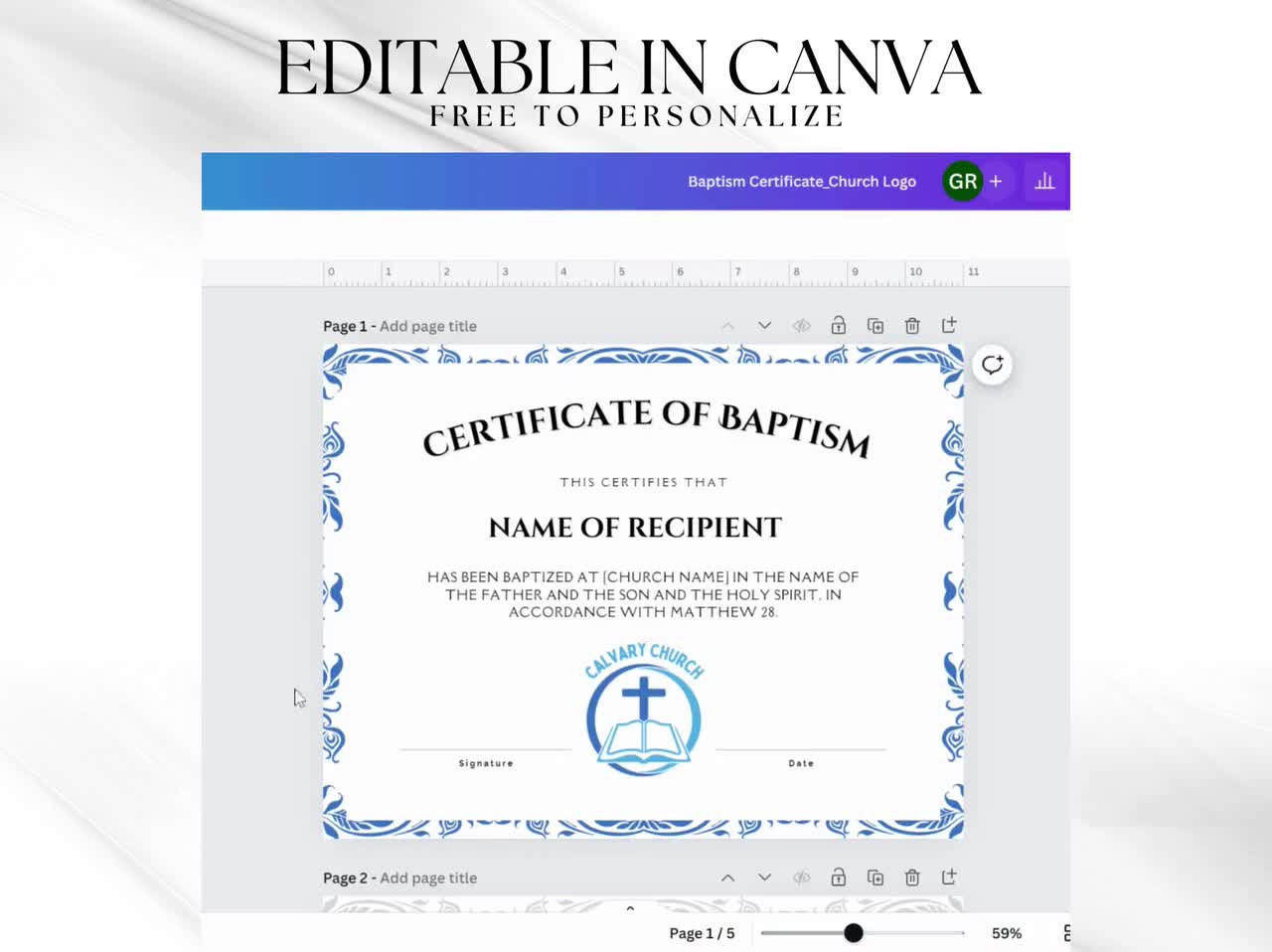 Certificados De Bautismo Católicos Para Imprimir