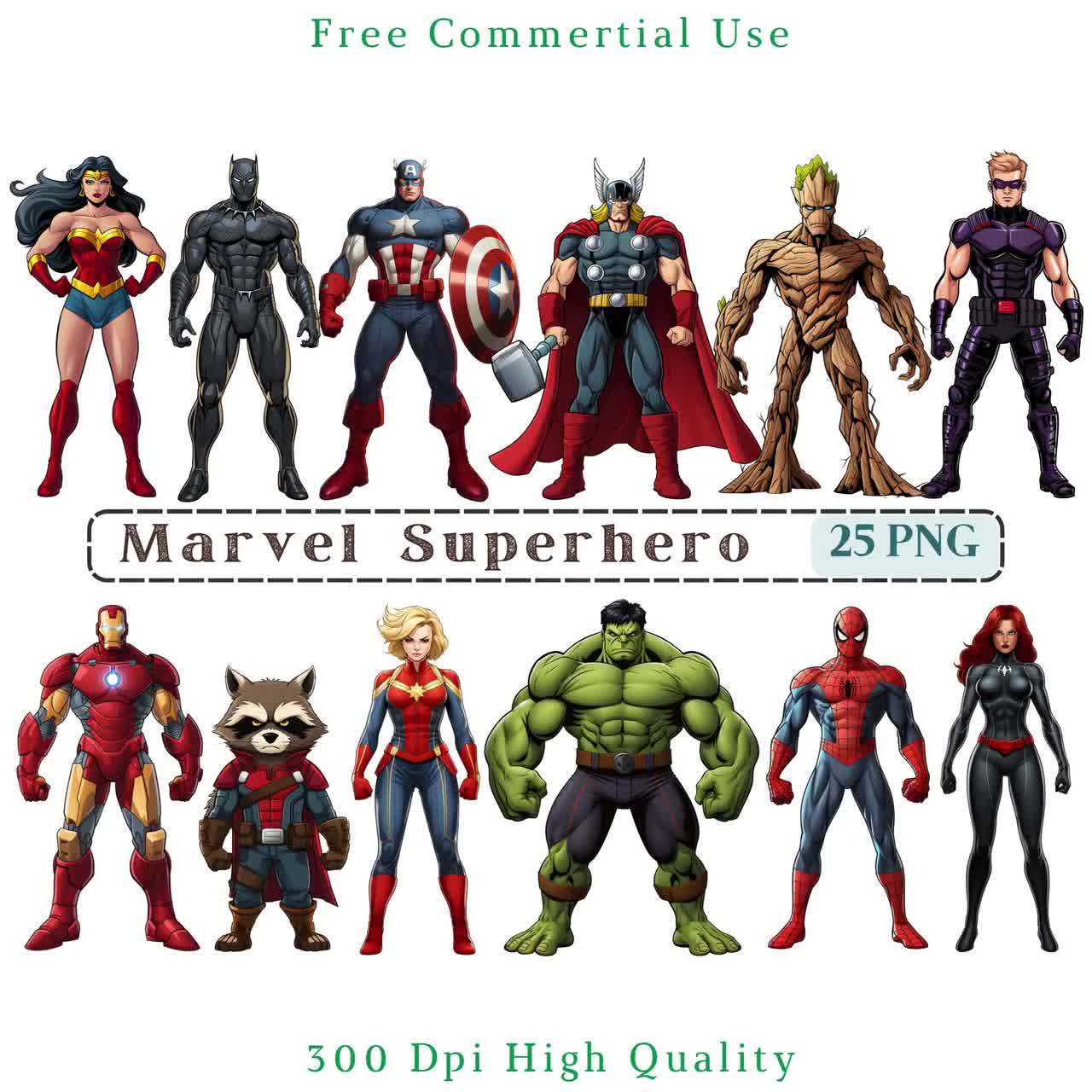 Marvel Superheroes Clipart Top 12 Marvel Superheroes Of All Time