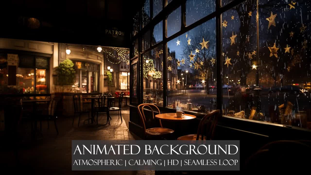 Coffee Shop Backdrop