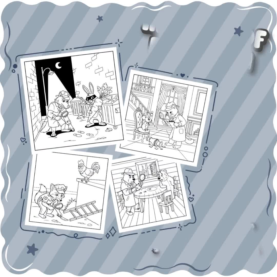 crime scene coloring pages printable