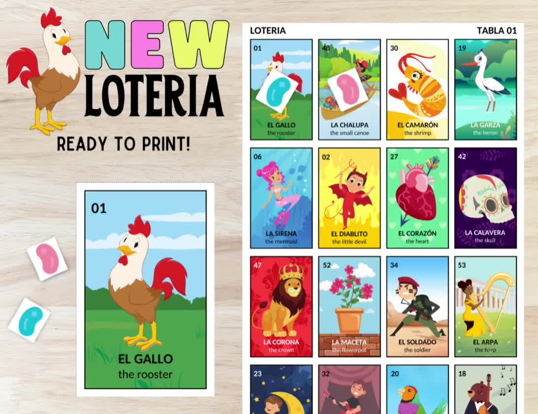 Mexican Loteria for Kids Viva Mexico NEW LIMITED EDITION 2024 Mexican ...