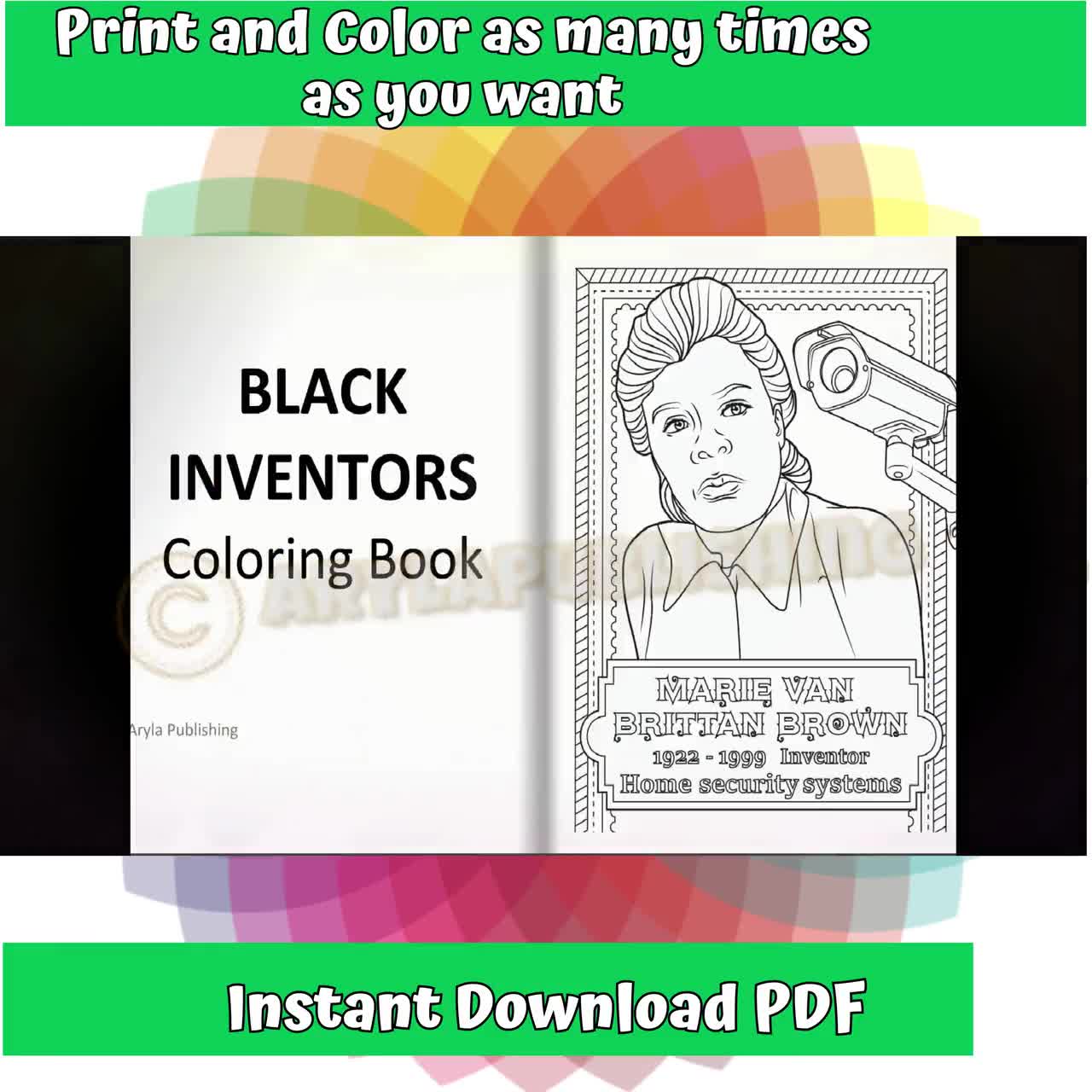 black inventors coloring book